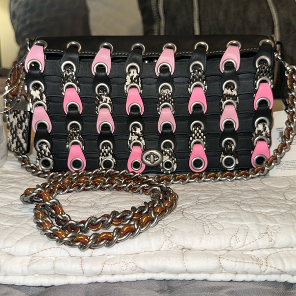 Coach | Bags | Nwt Coach 941 Dinky Link Blackpink Snake | Poshmark